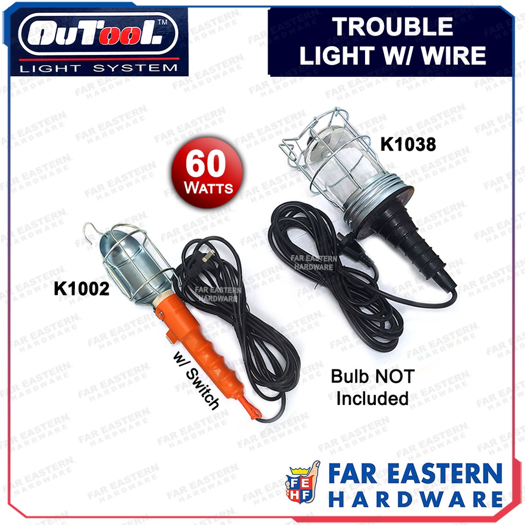OUTOOL Trouble Work Light w/ Wire | Inspection Lamp 5m Cord | Shopee ...