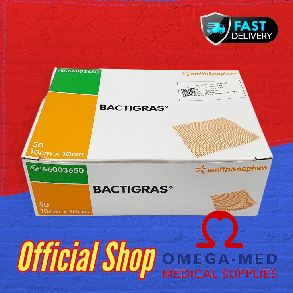 BACTIGRAS DRESSING Medicated Paraffin Gauze Dressing (sold per piece ...