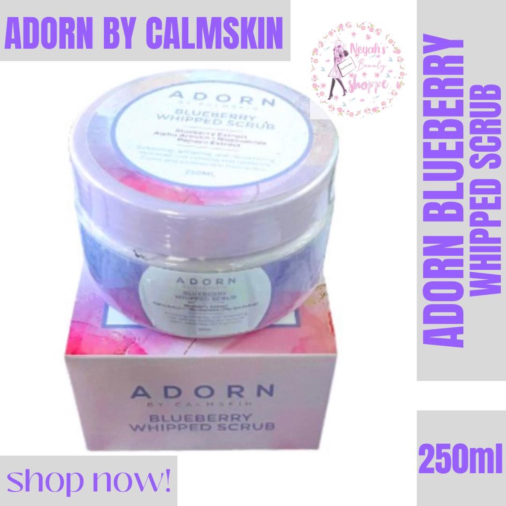 Adorn by Calmskin Blueberry Whipped Scrub 250ml | Shopee Philippines