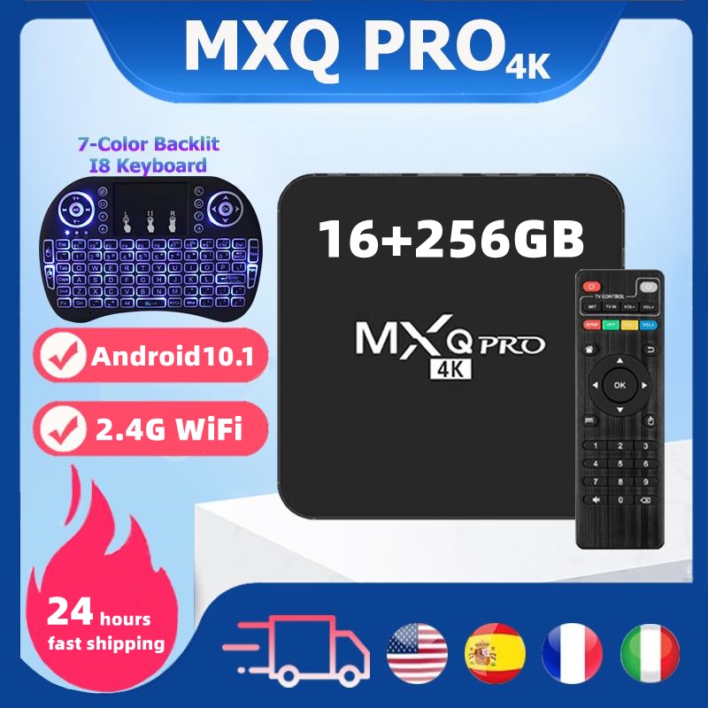 MXQ Pro 5g 4K smart TV box 16GB / 256gb WiFi Android 11.1 HD TV box ...