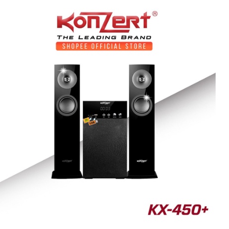 Konzert KX-450+Multimedia Bluetooth Speaker System 4500W PMPO | Shopee ...