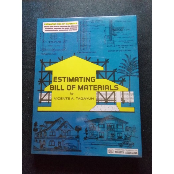 Estimating Bill of Materials by Vicente A. Tagayun | Shopee Philippines