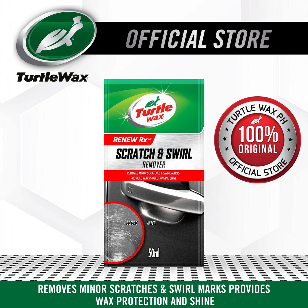 Turtle Wax Scratch & Swirl Remover 50mL Sachet A2239 | Shopee Philippines