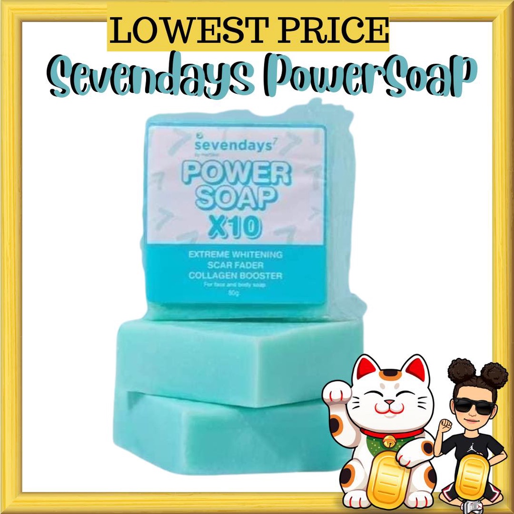 SEVENDAYS 1 BAR Power Soap x10 by Herskin Kath Melendez KathRye Her ...