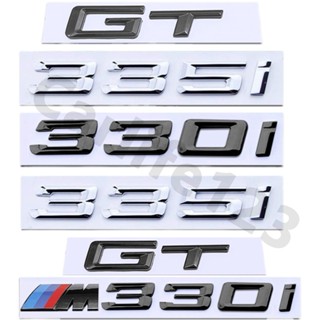 BMW GT M 320i 328i 330i 335i Logo Emblem Badge Rear Nameplate Sticker ...