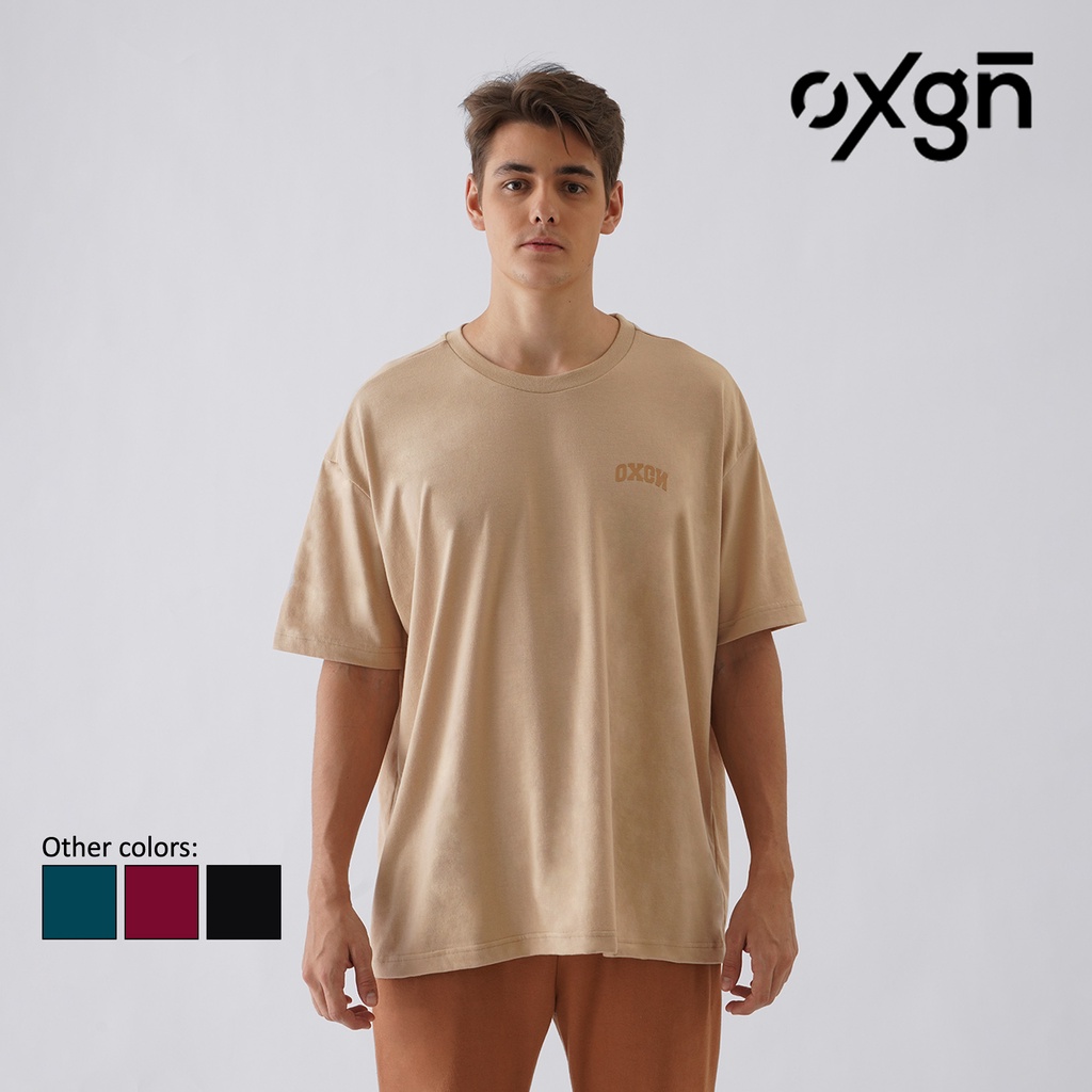 OXGN Generations Easy Fit Logo T-Shirt For Men (Pink/Green/Tan/Black ...