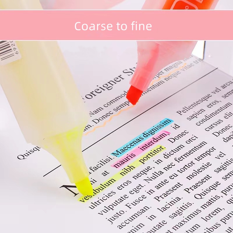 highlighter Light color markers Colored markers marking pen points mark ...