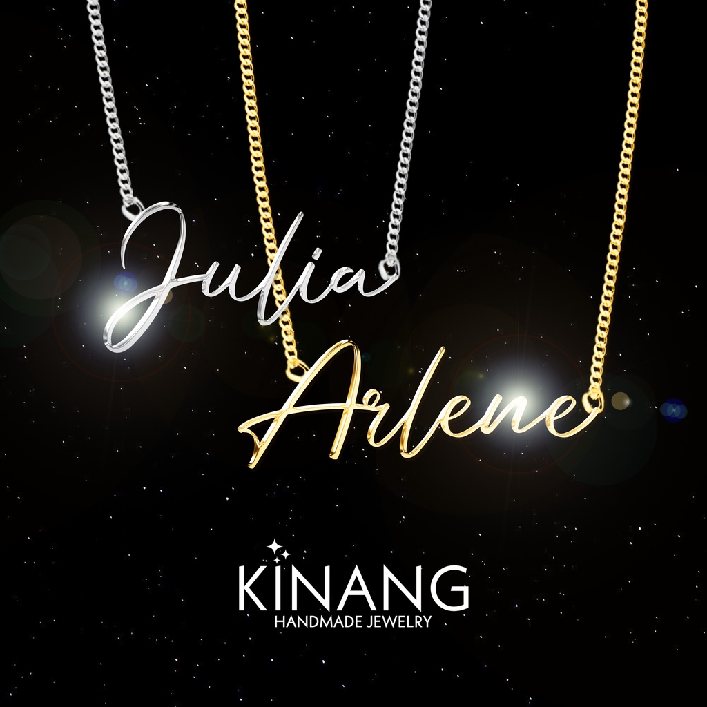 Kinang: Personalized Name Necklace (Hypoallergenic & Non-tarnish ...