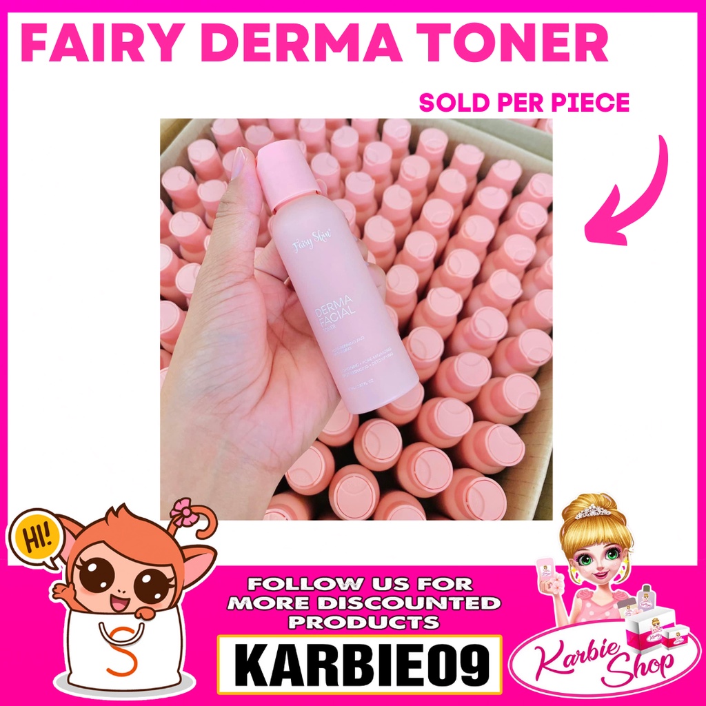orig FAIRY SKIN DERMA TONER 60ML new packaging | Shopee Philippines
