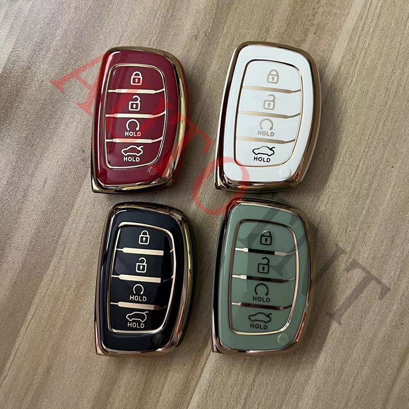 Hyundai Car Key Cover for Hyundai Tucson Santa Fe Rena Sonata Elantra ...