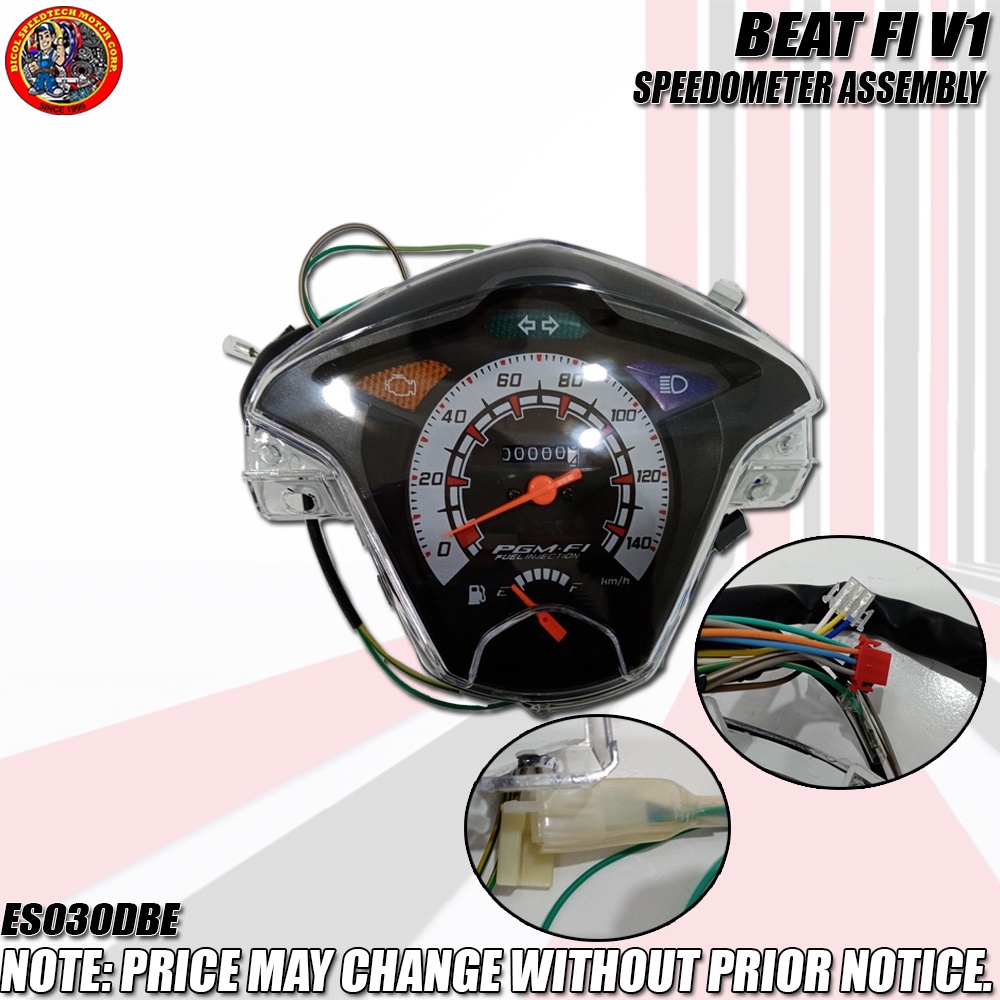 BEAT FI V1 SPEEDOMETER ASSY (ES030DBE) ------------------pacheck muna ...