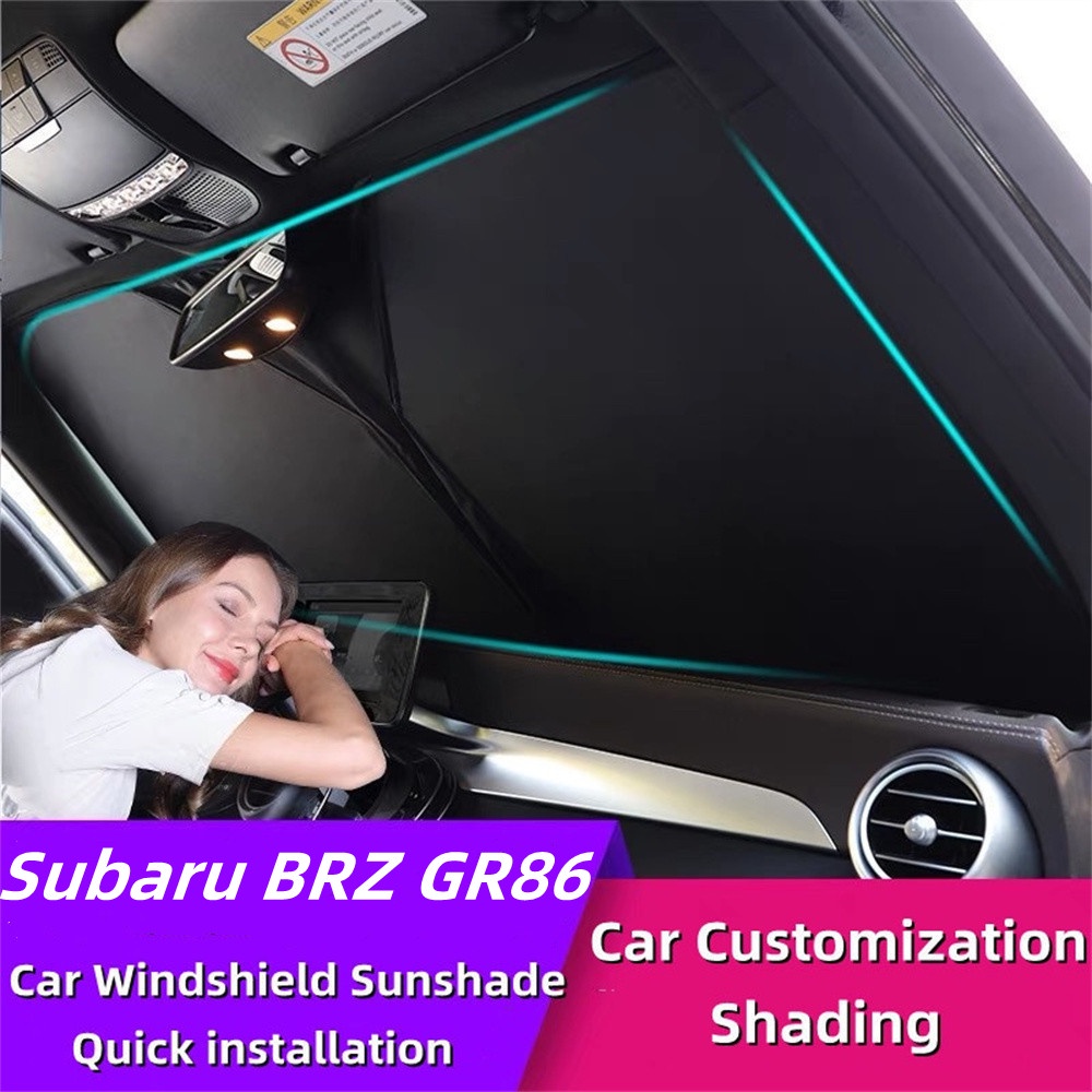 Car Windshield Sunshade for Subaru BRZ GR86 2021 2022 Accessories Front ...