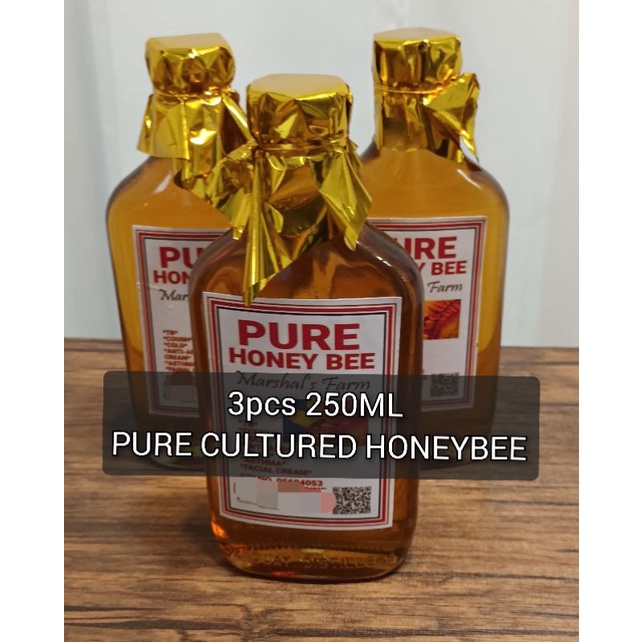 PURE CULTURED ORGANIC HONEY BEE BUNDLE OF 3PCS 250ML | Shopee Philippines