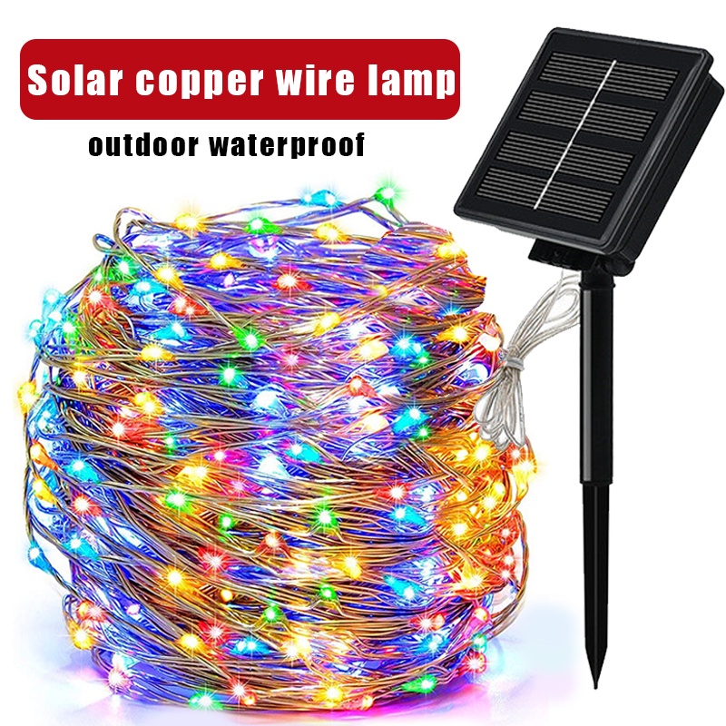 Solar String Fairy LED Lights 2M Christmas Lights Waterproof Outdoor ...