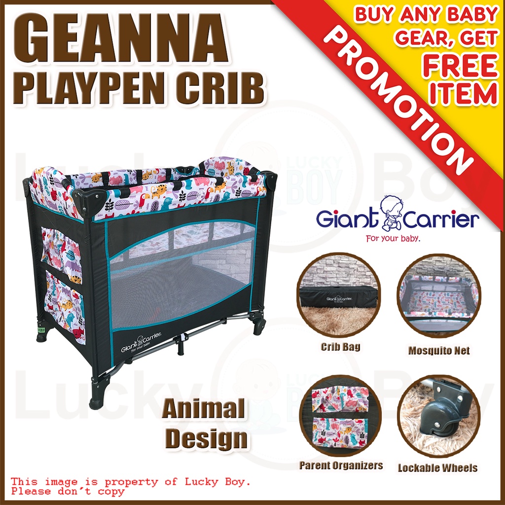 Giant Carrier Crib Animal Design Geanna Pack and Carry | Shopee Philippines