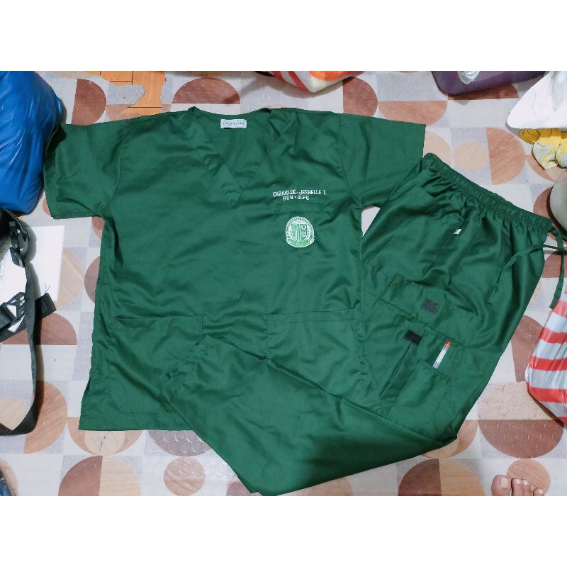 Olfu uniform (emerald green w/name and logo) | Shopee Philippines