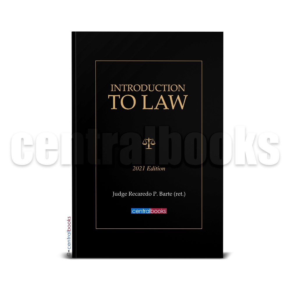 Introduction to Law (2021) by Judge Recaredo Barte | Shopee Philippines