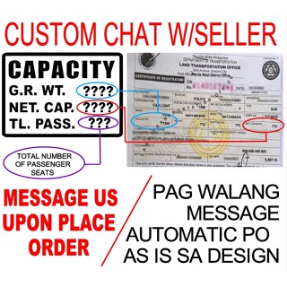 IZUZU TRAVIS CAPACITY STICKER SET NOT FOR HIRE / PRIVATE / KEEP ...