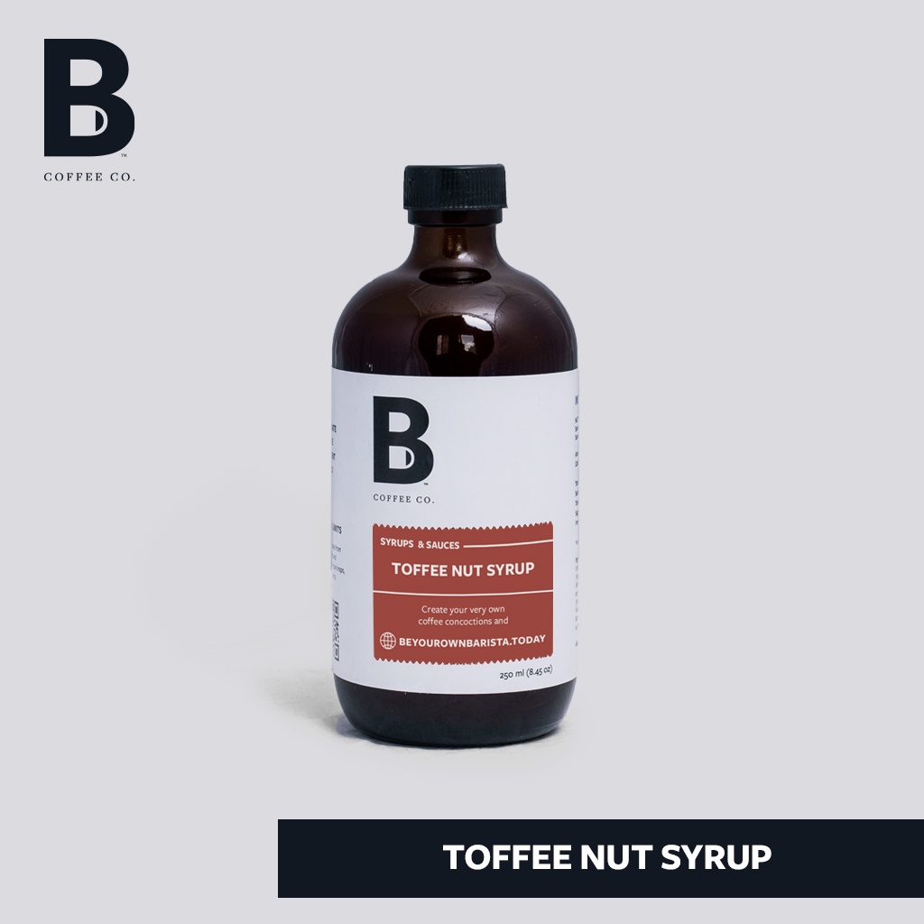 B Coffee Co. Toffee Nut Syrup 250ml | Shopee Philippines