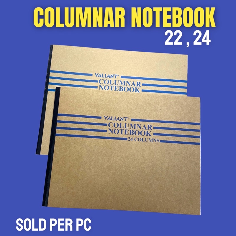 Valiant Columnar Notebook (22,24) Landscape Sold per Pc | Shopee ...