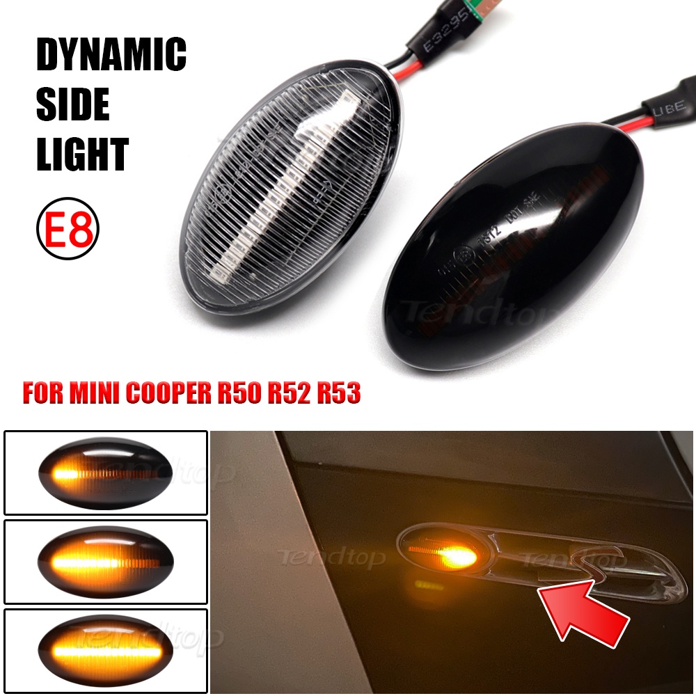 Scroll Dynamic Turn Signal Light Side Mirror Marker Sequential Lamp ...