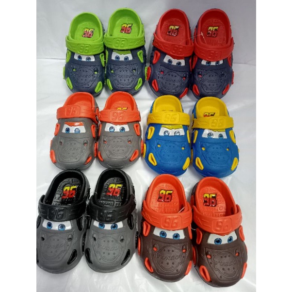 cars crocs inspired Sandals for kids 24-29(small) | Shopee Philippines