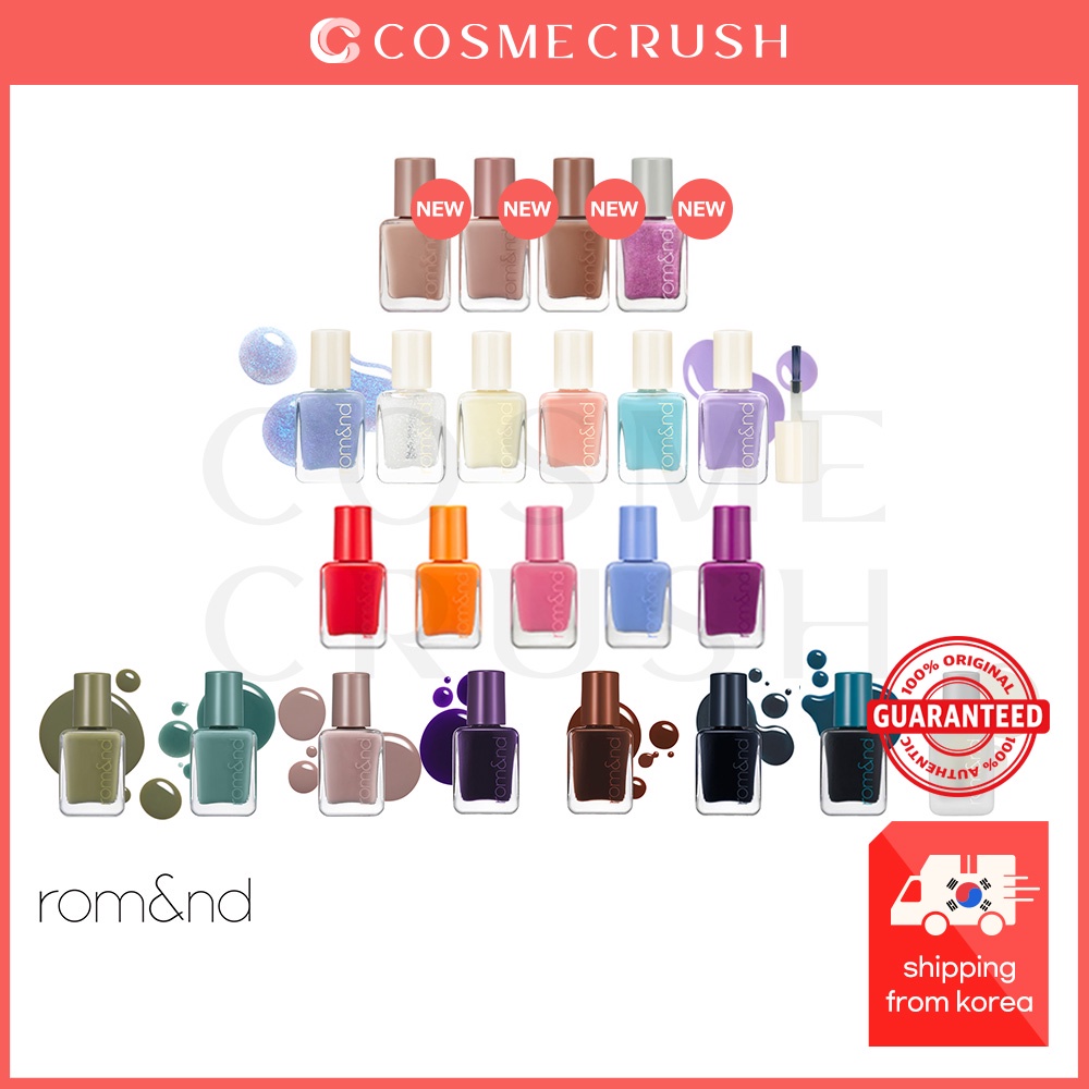 Rom&nd Romand Mood Pebble Nail 7g (~27 Colors) | Shopee Philippines