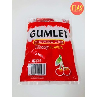 50 Pieces Gumlet Chewing Gum Cherry Flavor / Paninda | Shopee Philippines