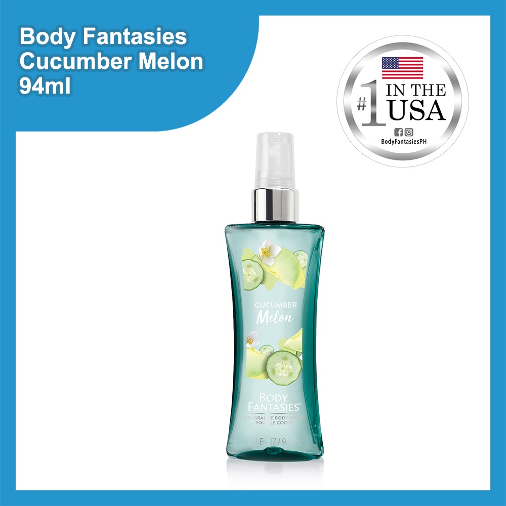 Body Fantasies Cucumber Body Spray 94ml | Shopee Philippines