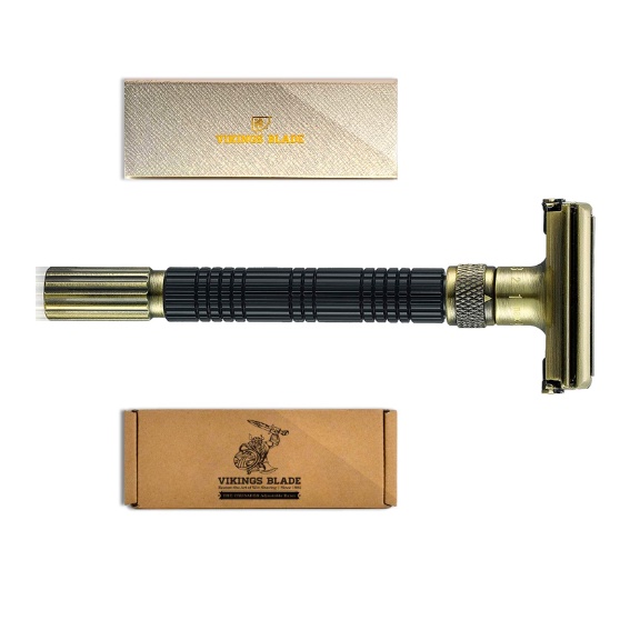 Vikings Blade The Crusader Adjustable Double Blade Edge Safety Razor ...