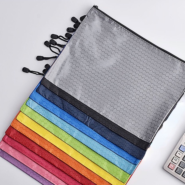 A4 Zip File Pouch Waterproof for Office/School Large/High-Capacity ...