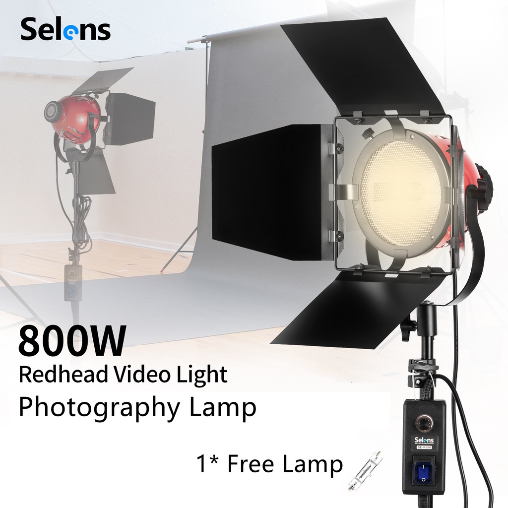 Selens Led Studio Light 800W 3200K Dimmable Photo Lighting Video Lamp ...