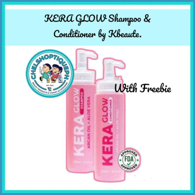 KERA GLOW Shampoo & Conditioner Keraglow kbeaute | Shopee Philippines