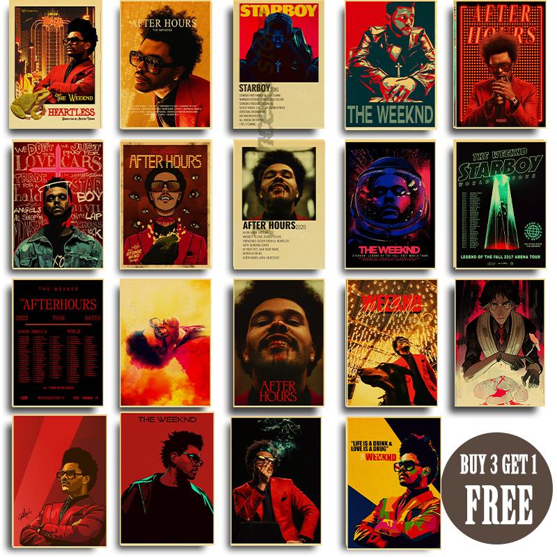 50 Designs The Weeknd Kraftpaper Poster Alternative Abstract Art ...