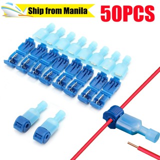 50Pcs(25set) T-Tap Connector Quick Electrical Cable Connector Snap ...