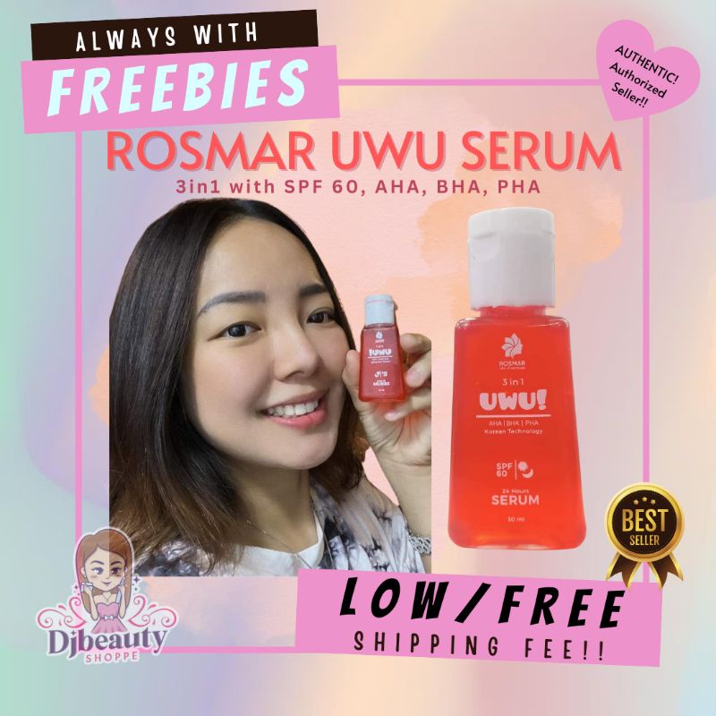 ROSMAR 3in1 UWU AHA SERUM | Shopee Philippines