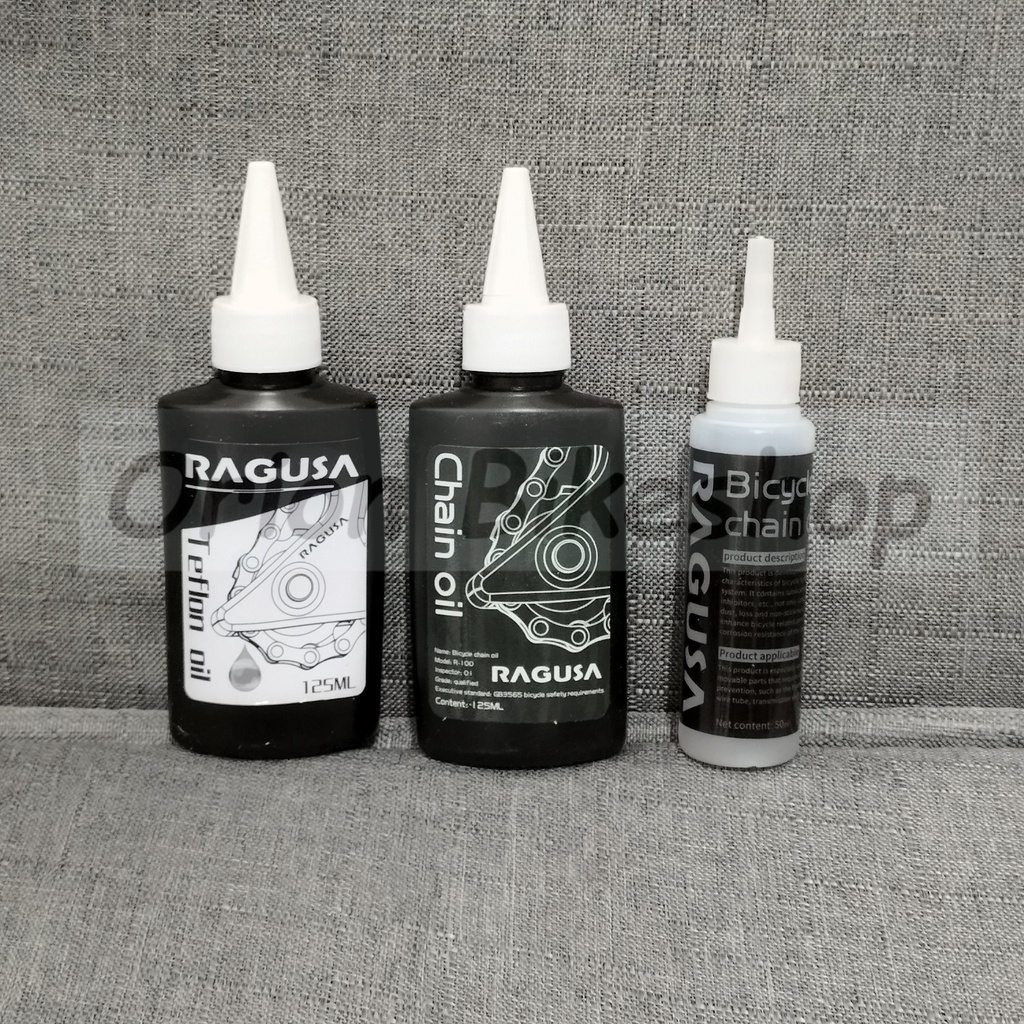 Ragusa Chain Oil MTB Teflon Chain Lube 125ml Bike Chain Lubricant 50ml ...