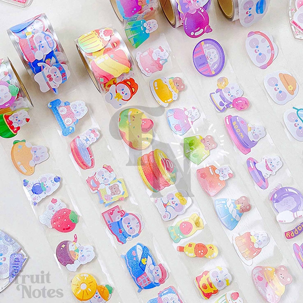 ST089 Kawaii Decorative Journaling Sticker Roll | Shopee Philippines