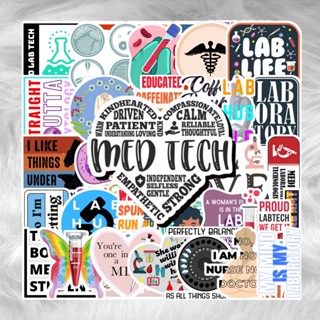50 PCS| MEDTECH STICKERS MEDICAL TECHNOLOGIST WATERPROOF STICKERS ...