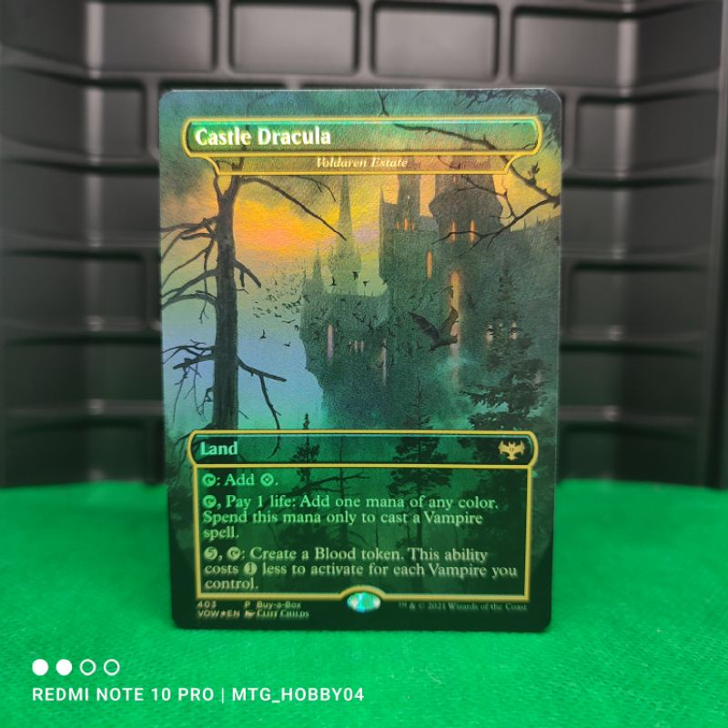 Castle Dracula / voldaren estate foil - mtg promo | Shopee Philippines