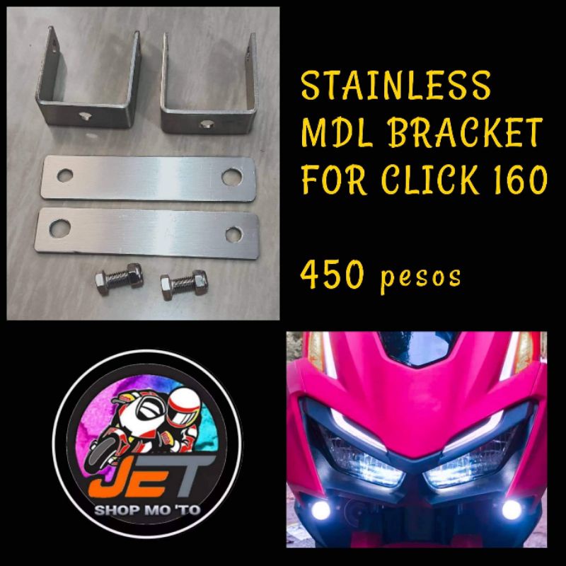 CLICK 160 STAINLESS MDL BRACKET | Shopee Philippines CLICK 160 STAINLESS MDL BRACKET | Shopee Philippines