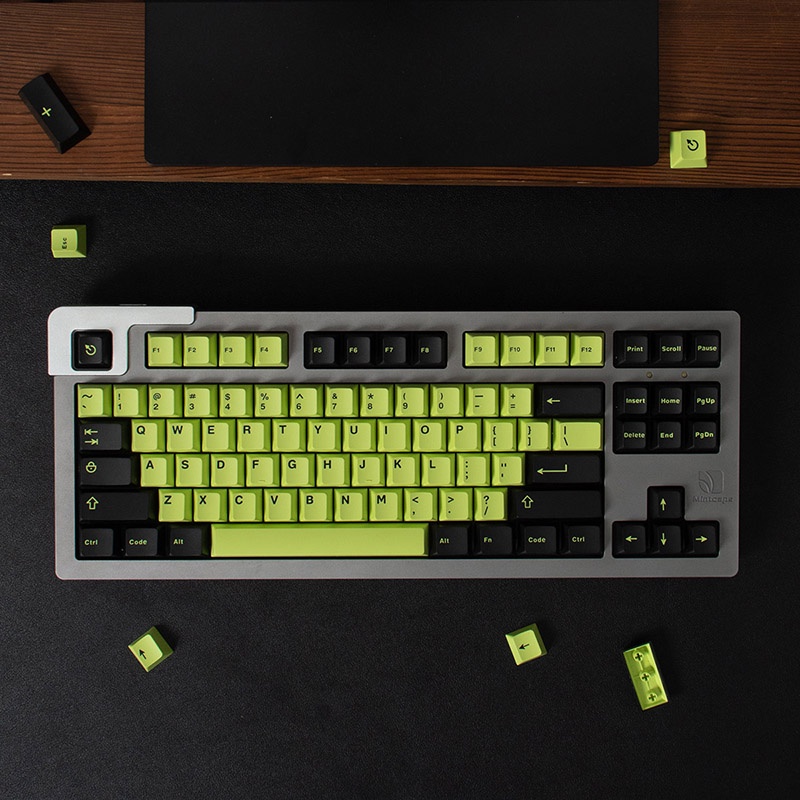 132 keys Double Shot Cherry Profile YMK ICON Poison keycaps ...