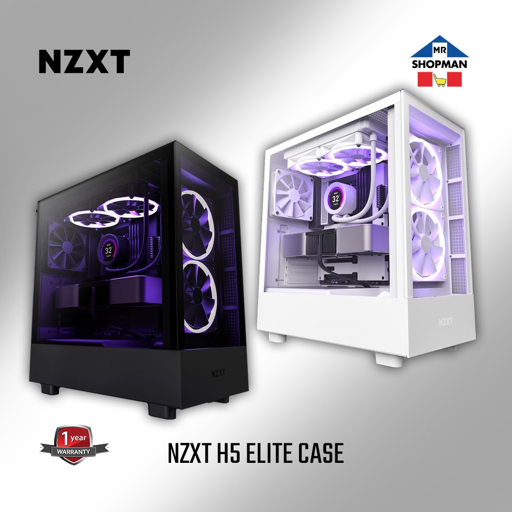 NZXT H5 Elite Premium ATX Compact Mid tower Desktop Computer PC Case | Shopee Philippines