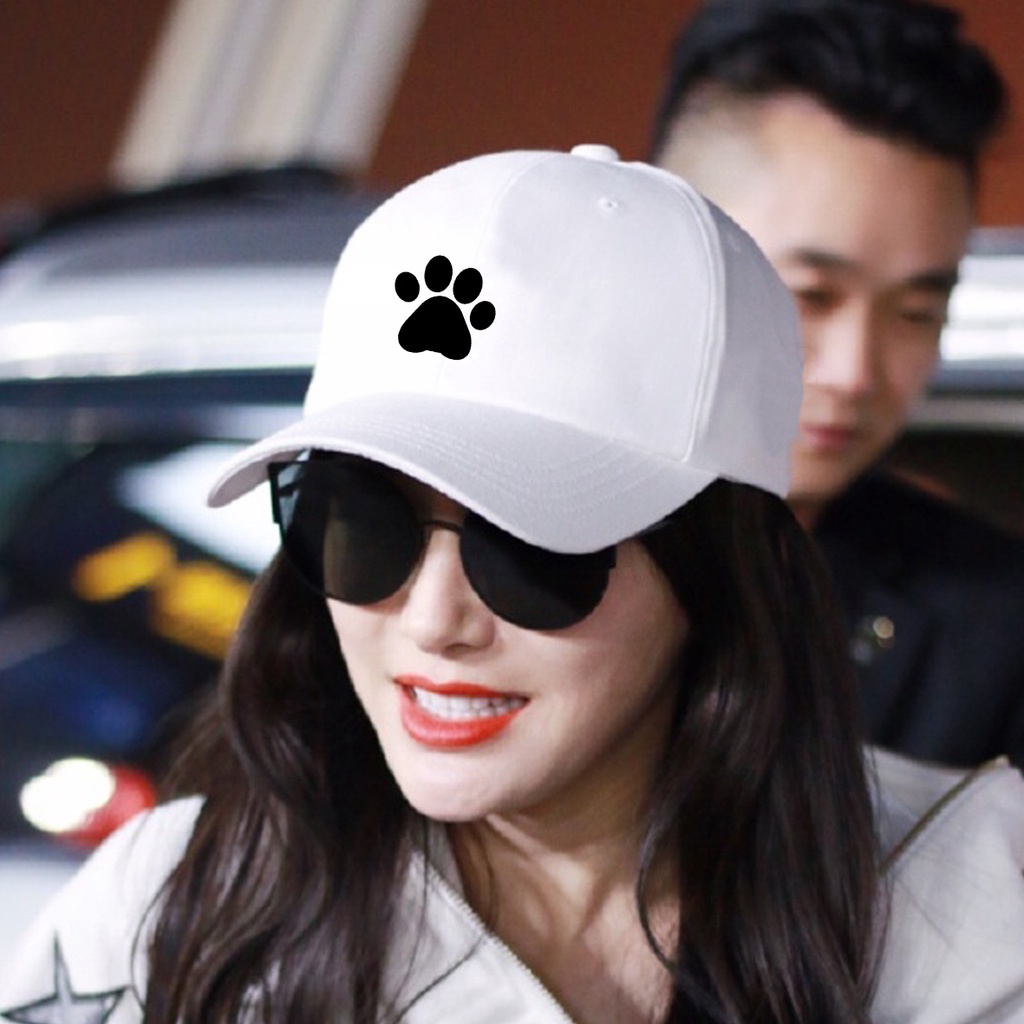 minimalist animal paw print baseball cap | Shopee Philippines