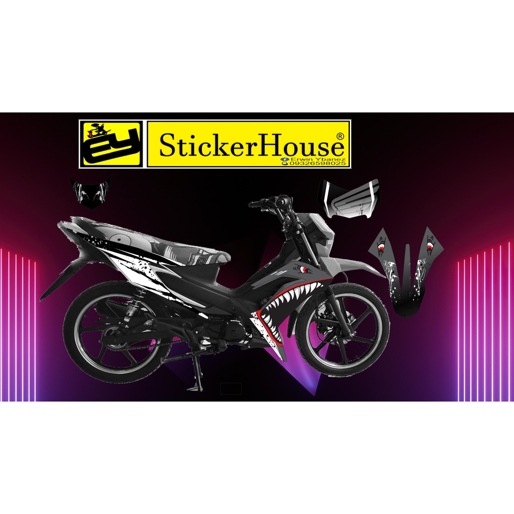 Rusi Delta 125 / 110 Decals Laminated | Shopee Philippines