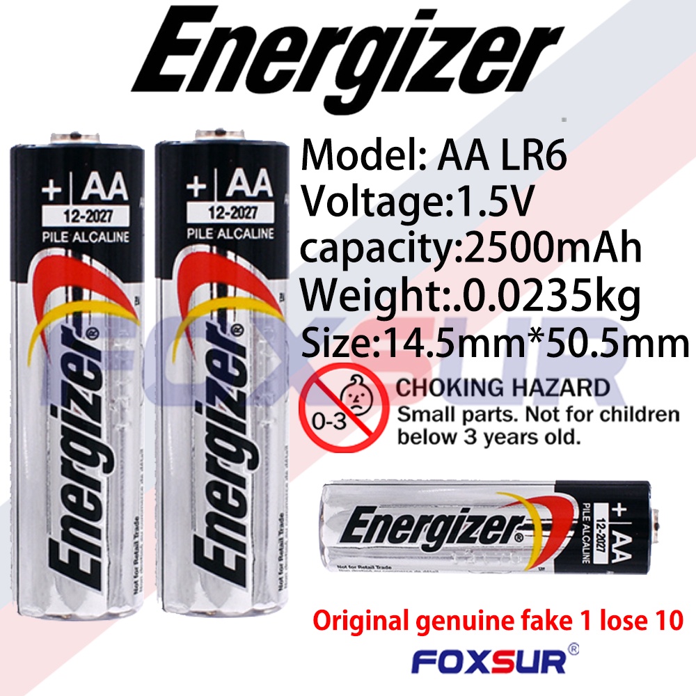 AA ENERGIZER MAX BATTERY 4 IN 1 PACK | Shopee Philippines