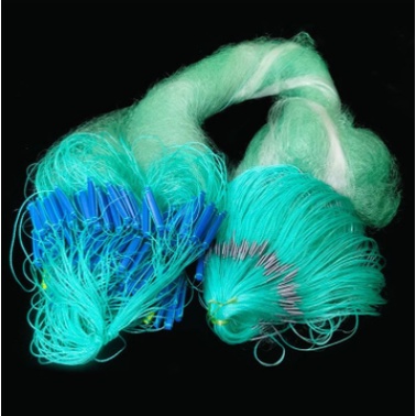 Sticky net fishing net, three-layer silk net, sunken net, bold green ...
