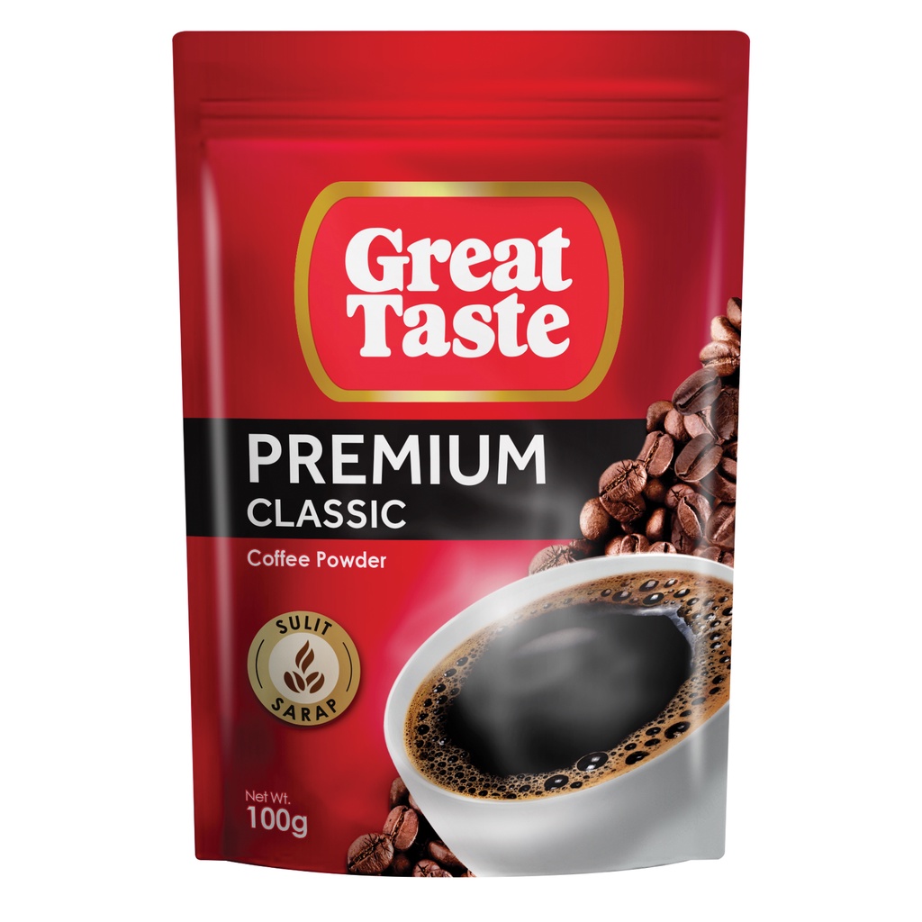 Great Taste Premium Classic 100g Stand Up Pouch | Shopee Philippines