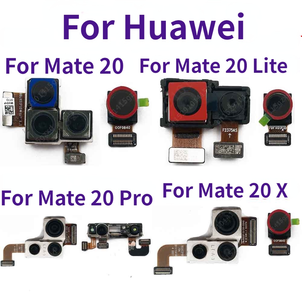 For Huawei Original Front Back Camera Mate 20 Lite Mate20 Pro X 20X Selfie Backside Small Rear ...