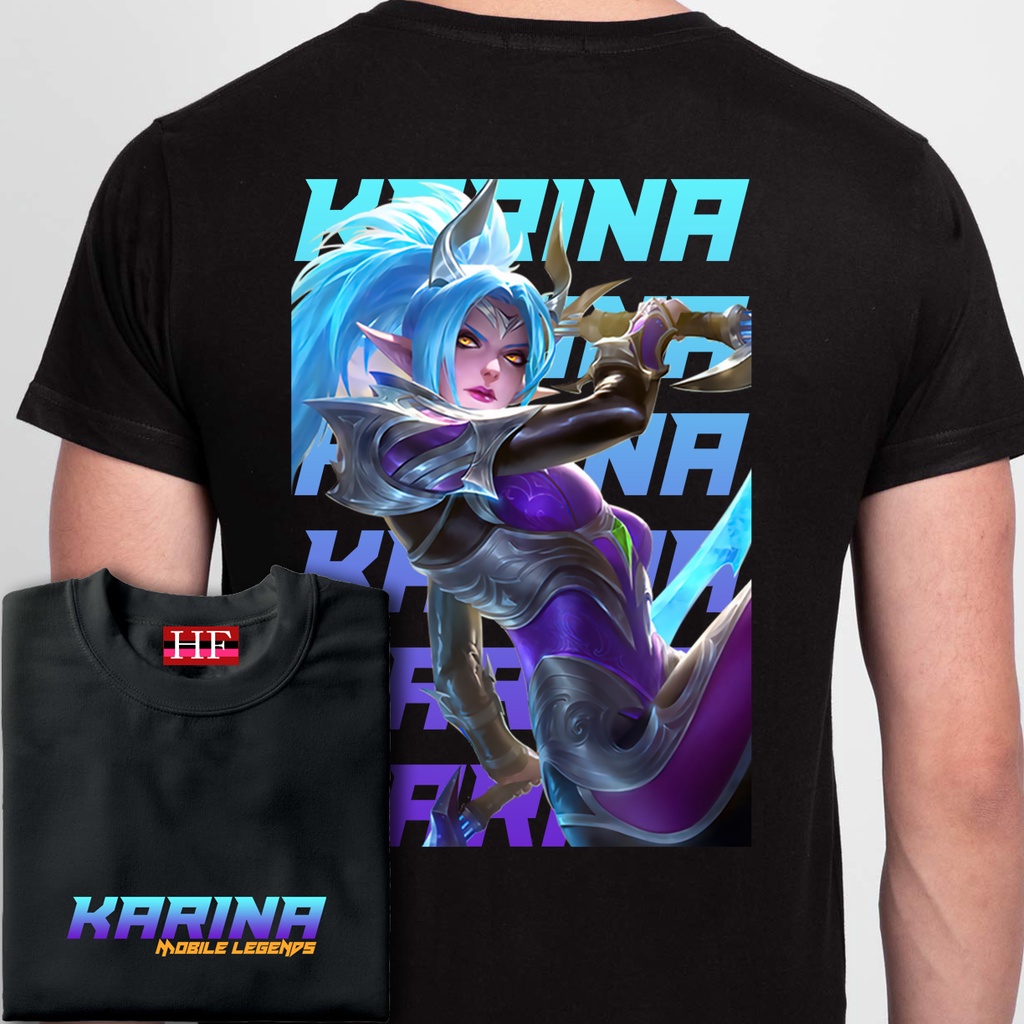 Karina Tshirt full print mobile legends shirt assassin tee ml mlbb ...